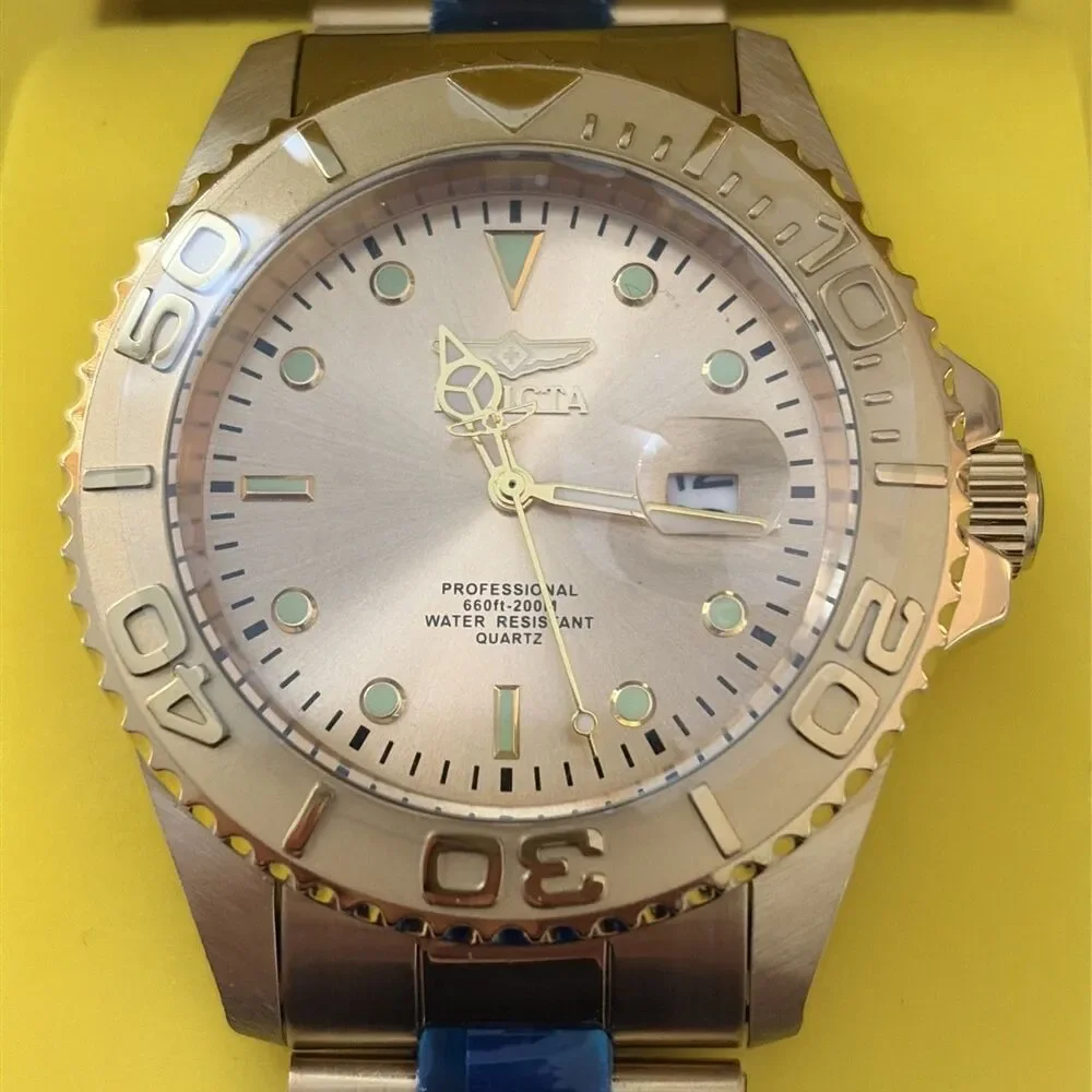 Invicta | Accessories | Invicta Pro Diver Aureus Mens Watch 43mm Gold ...